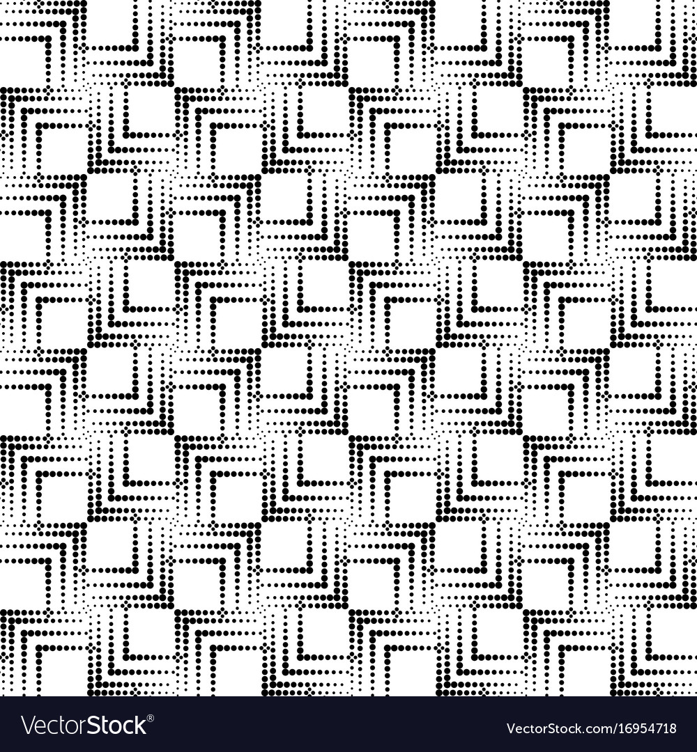 Seamless halftone pattern Royalty Free Vector Image