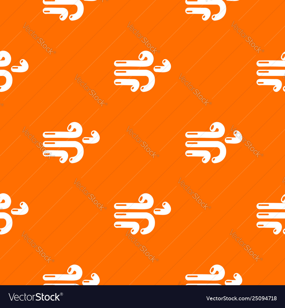 Wind pattern orange Royalty Free Vector Image - VectorStock