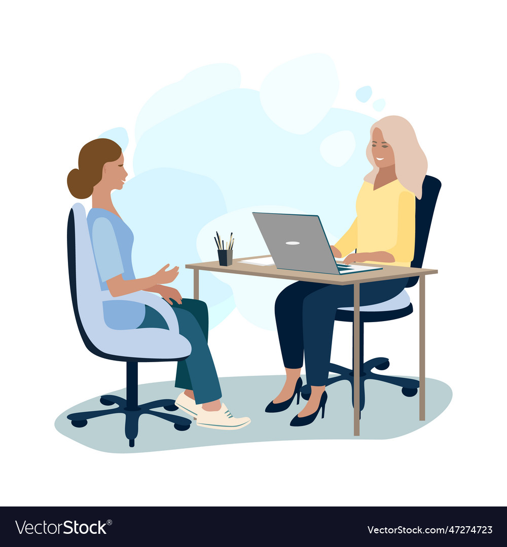 Interview Royalty Free Vector Image - VectorStock