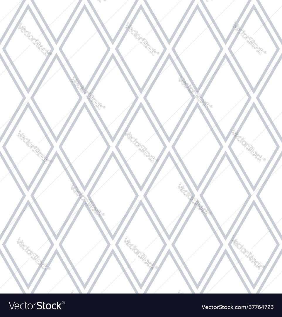 Seamless geometric diamonds grid pattern art Vector Image