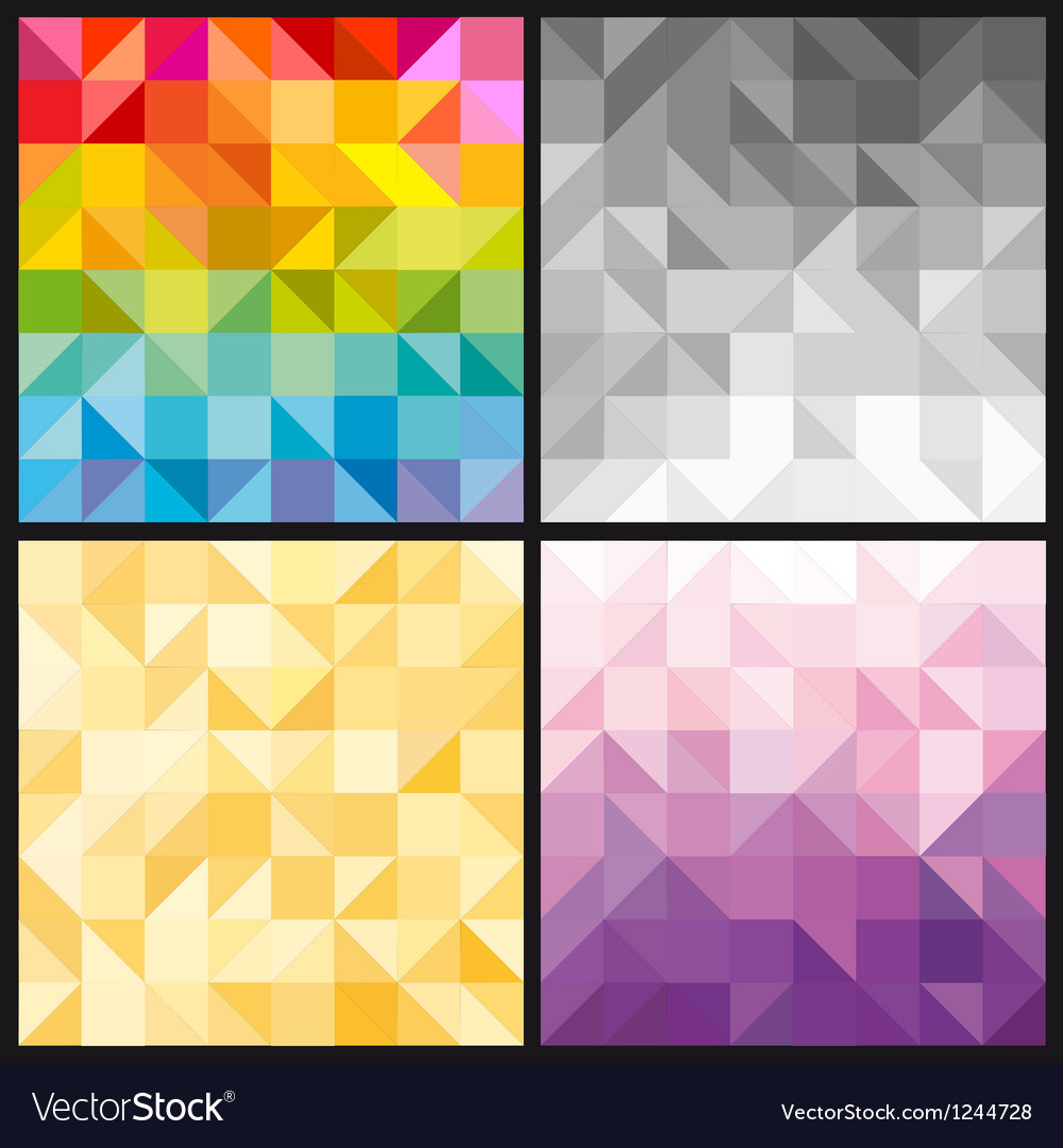 Abstract background set Royalty Free Vector Image