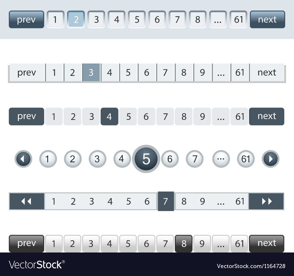 Number forms Royalty Free Vector Image - VectorStock