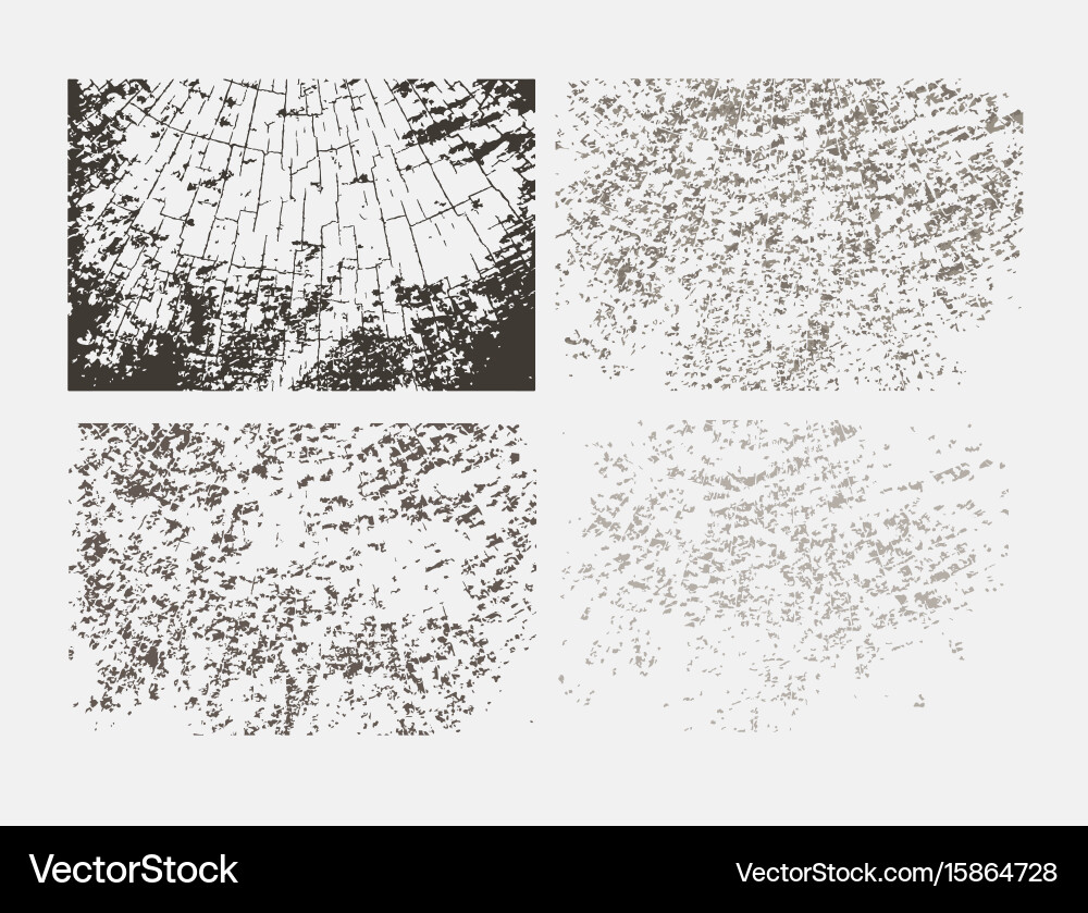 Set of grunge textures abstract template Vector Image