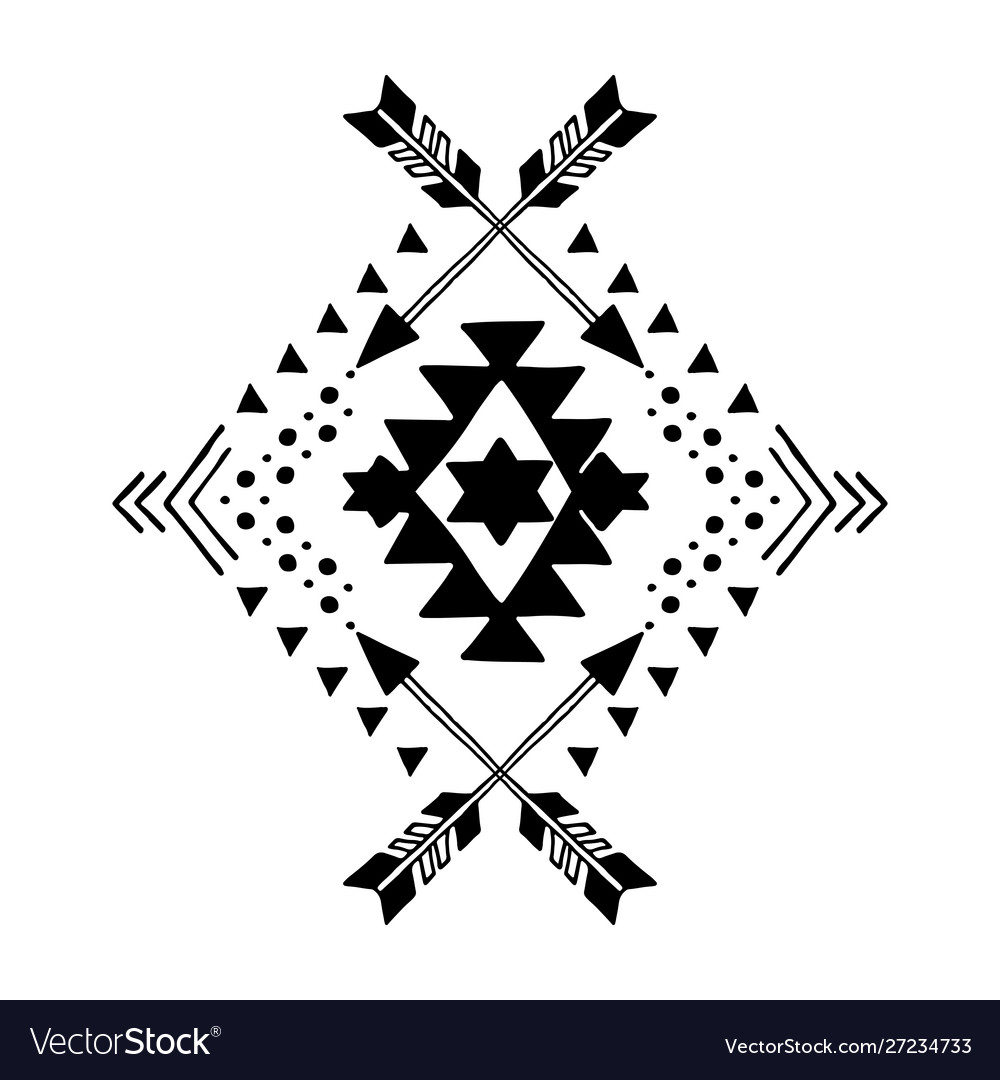 Aztec element Royalty Free Vector Image - VectorStock