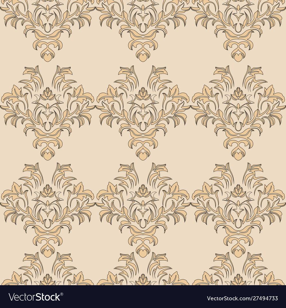 Beige romance seamless pattern pattern Royalty Free Vector