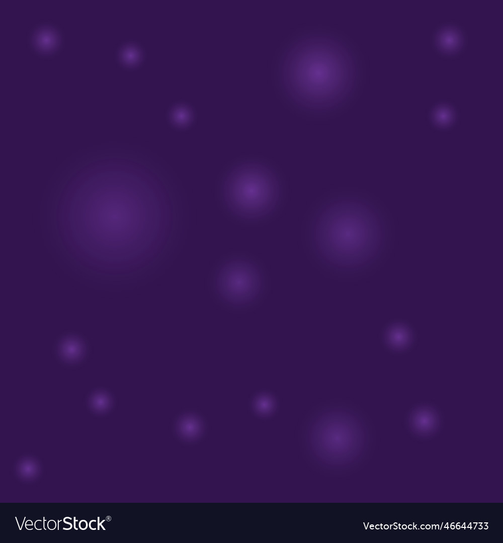 Purple bokeh lights background template Royalty Free Vector