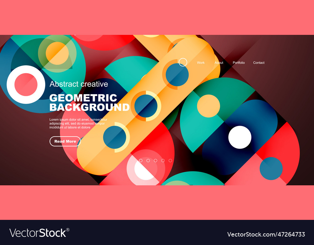 Simple circles and round elements pattern Vector Image