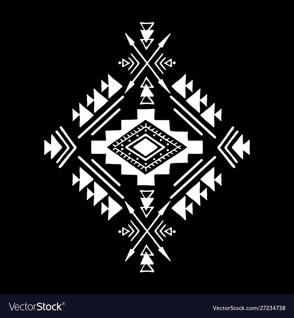 Aztec element Royalty Free Vector Image - VectorStock