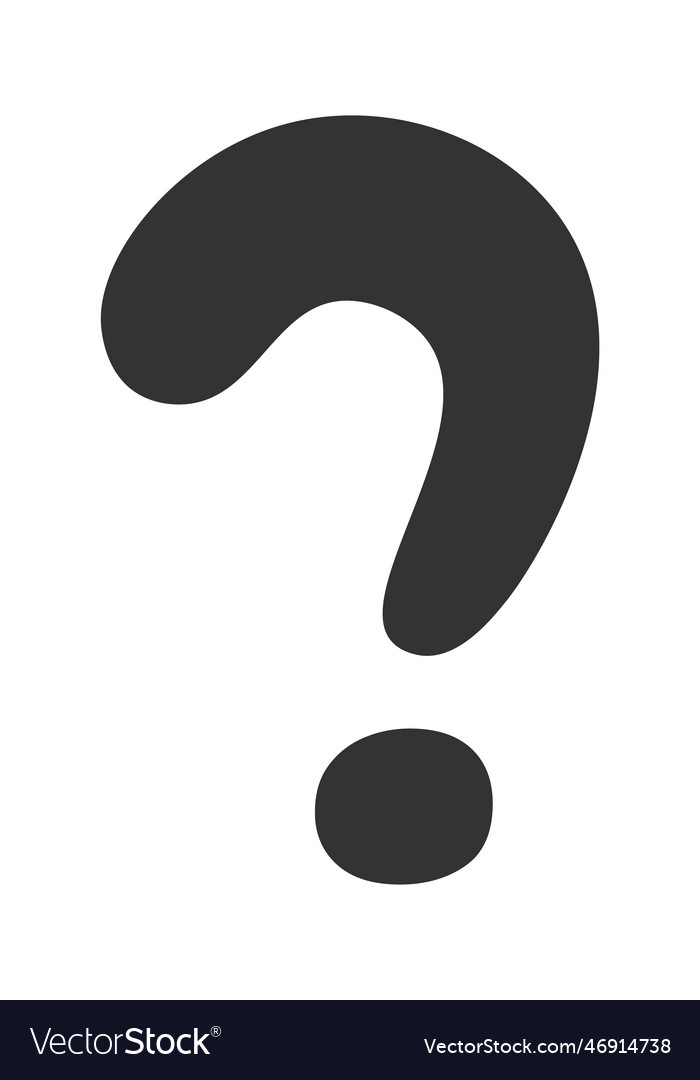 Comic question mark Royalty Free Vector Image - VectorStock