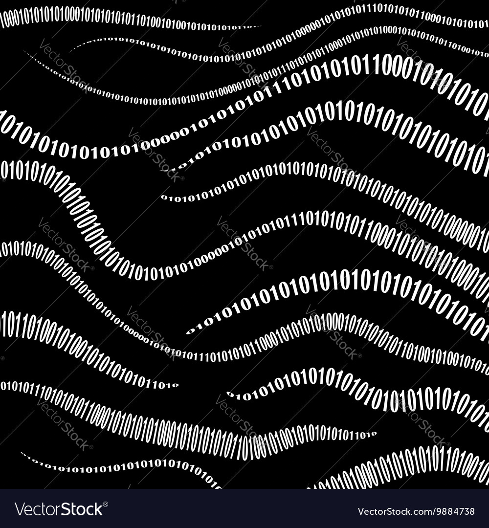 Data code decryption and encoding Royalty Free Vector Image