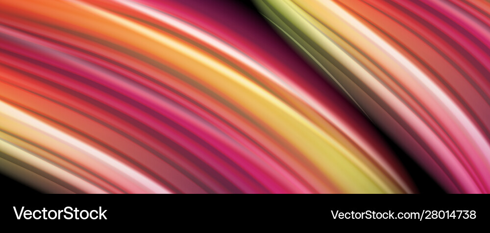 Flowing liquid colors - modern colorful flow Vector Image