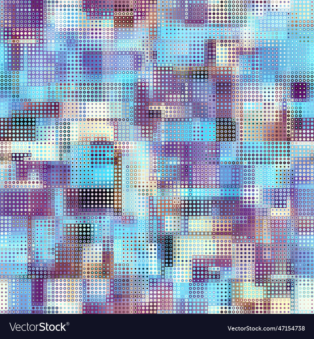 Geometric abstract pattern seamless small dots Vector Image