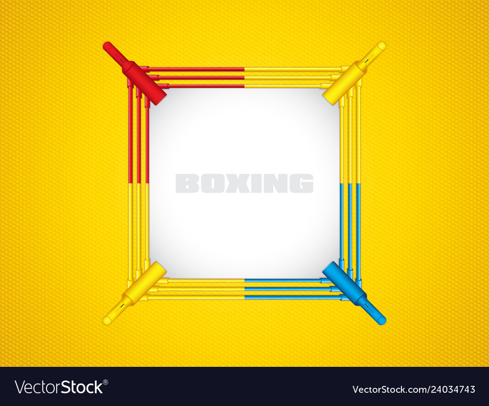 Boxing ring Royalty Free Vector Image - VectorStock
