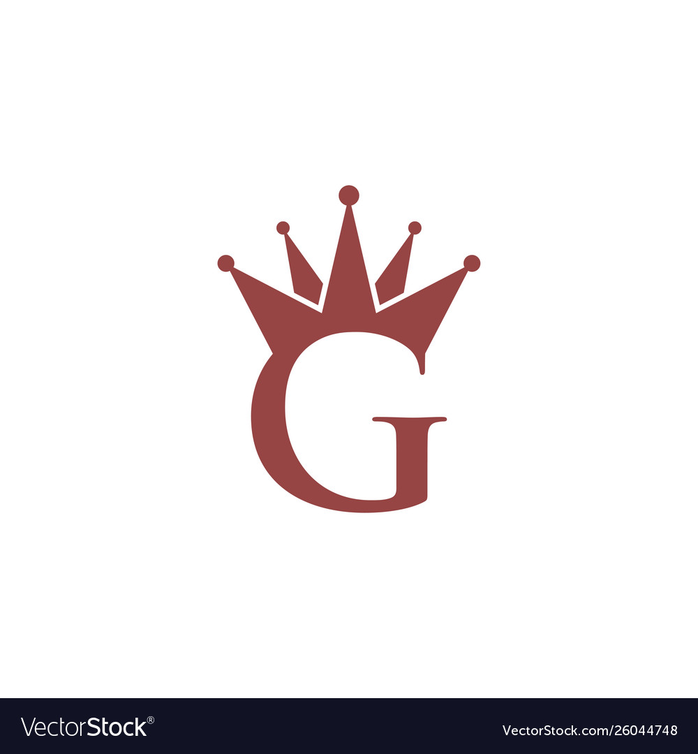 Initials g logo template Royalty Free Vector Image
