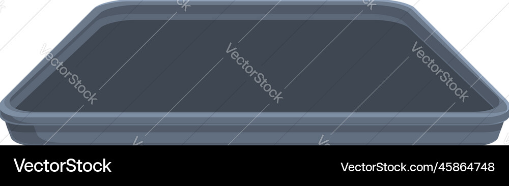 Tray icon cartoon dish pastry Royalty Free Vector Image