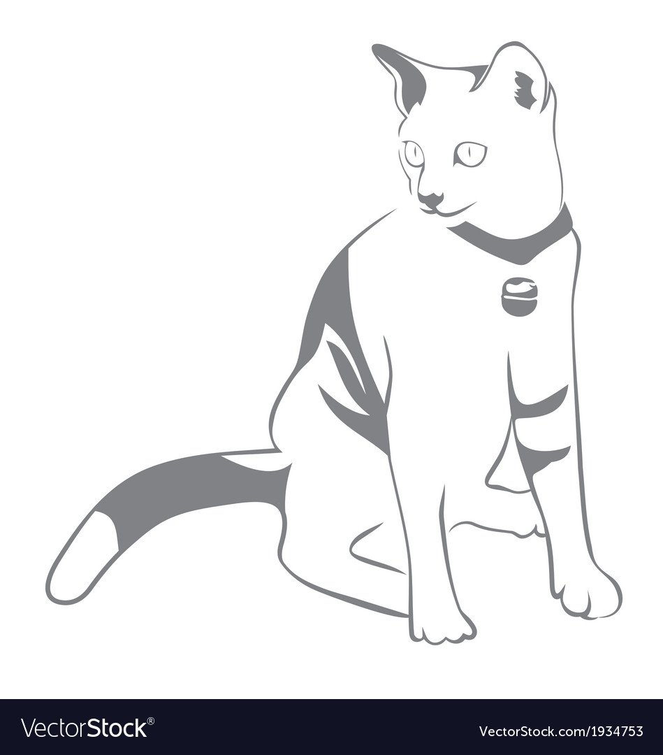 Cat Royalty Free Vector Image - VectorStock
