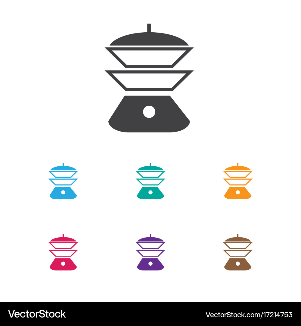 Cook symbol on electric Royalty Free Vector Image