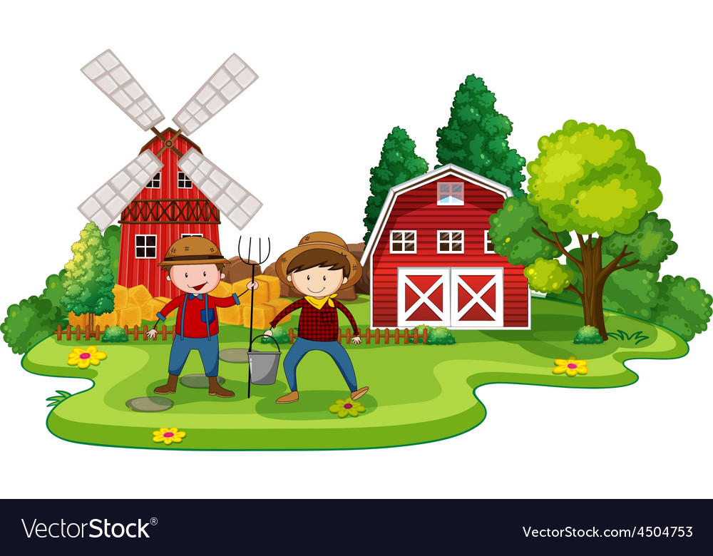 Farming Royalty Free Vector Image - VectorStock