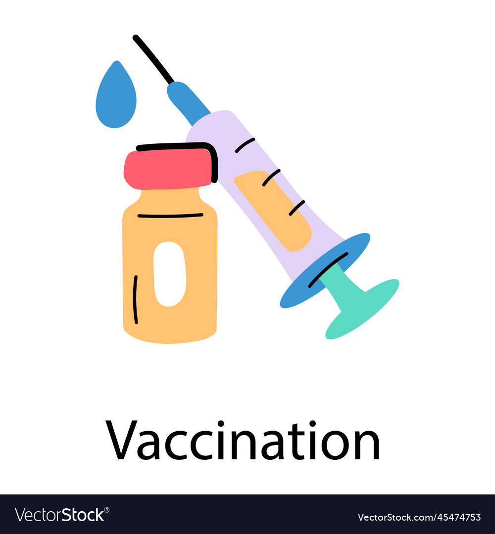 Vaccination Royalty Free Vector Image - VectorStock