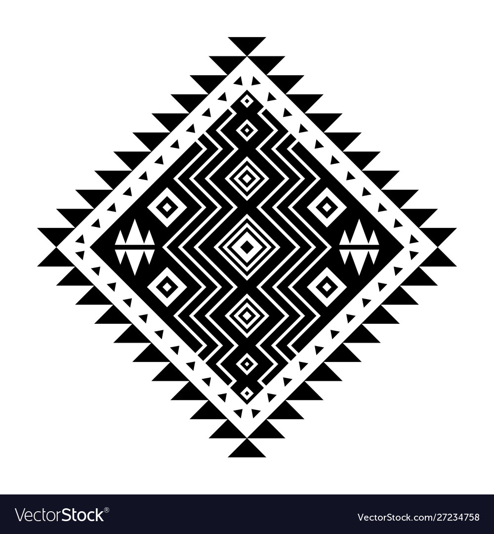 Aztec element Royalty Free Vector Image - VectorStock