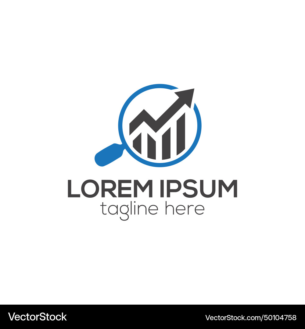 Creative search or recruitment consultancy logo Vector Image