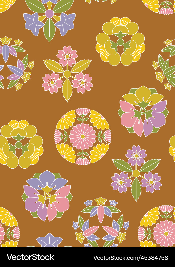 Seamless pattern abstraction creative backgrounds Vector Image