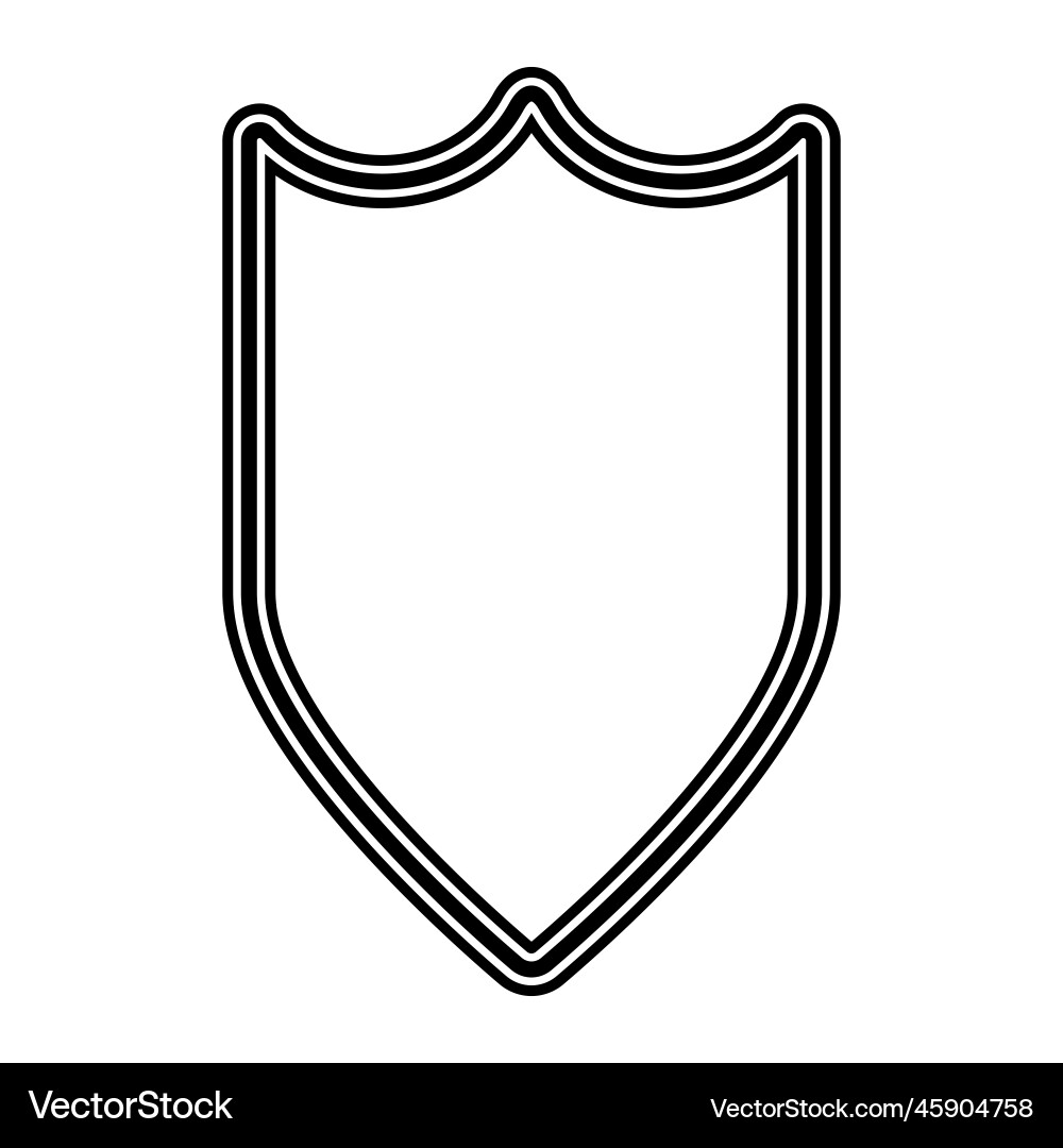 Shield icon protect anti strong virus safety Vector Image
