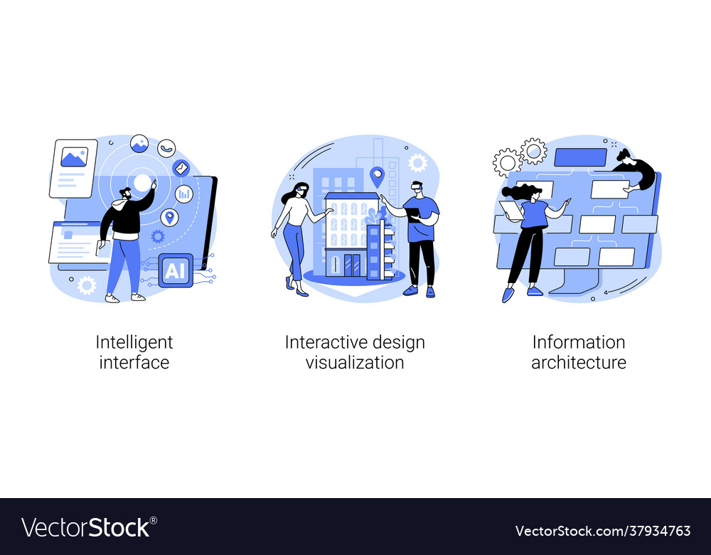 Software development abstract concept Royalty Free Vector