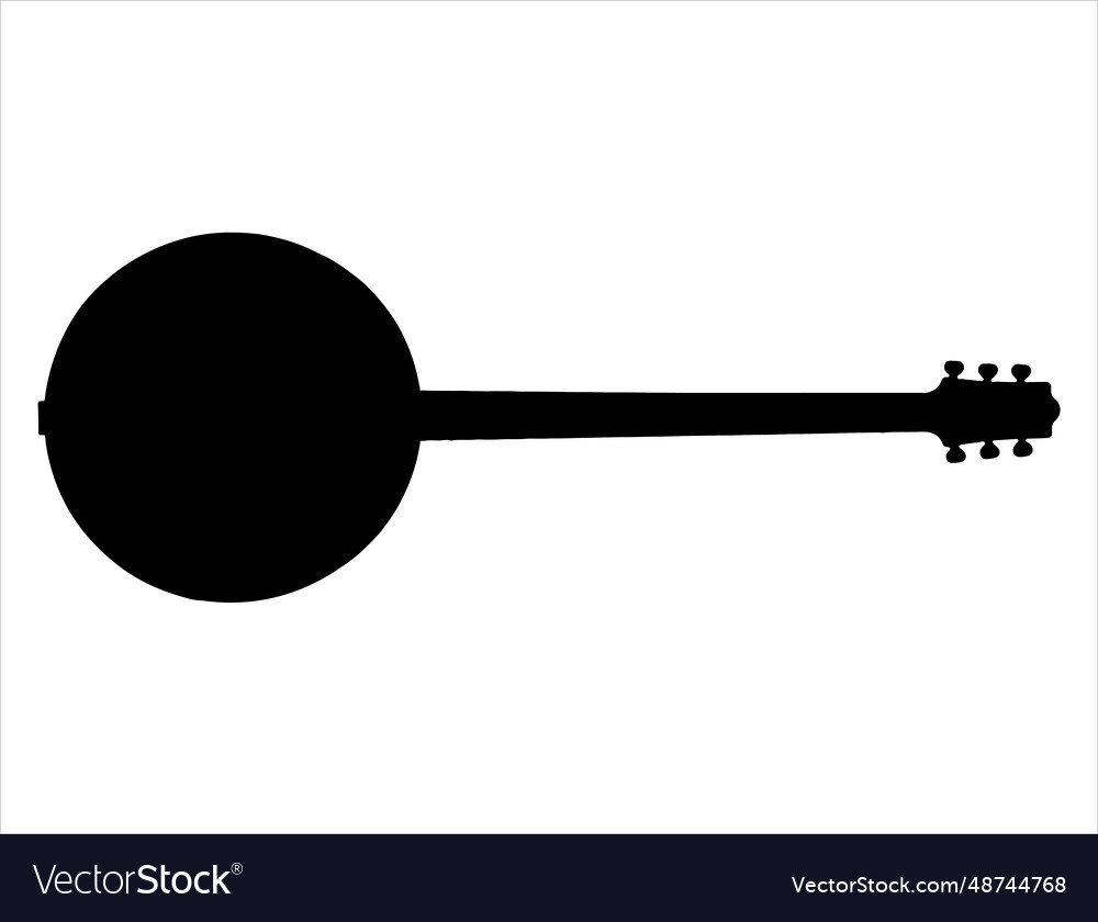 Banjo silhouette art Royalty Free Vector Image Banjo silhouette art Royalty Free Vector Image