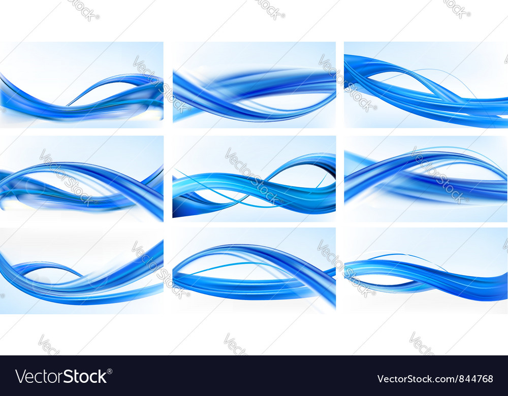 Blue abstract backgrounds Royalty Free Vector Image