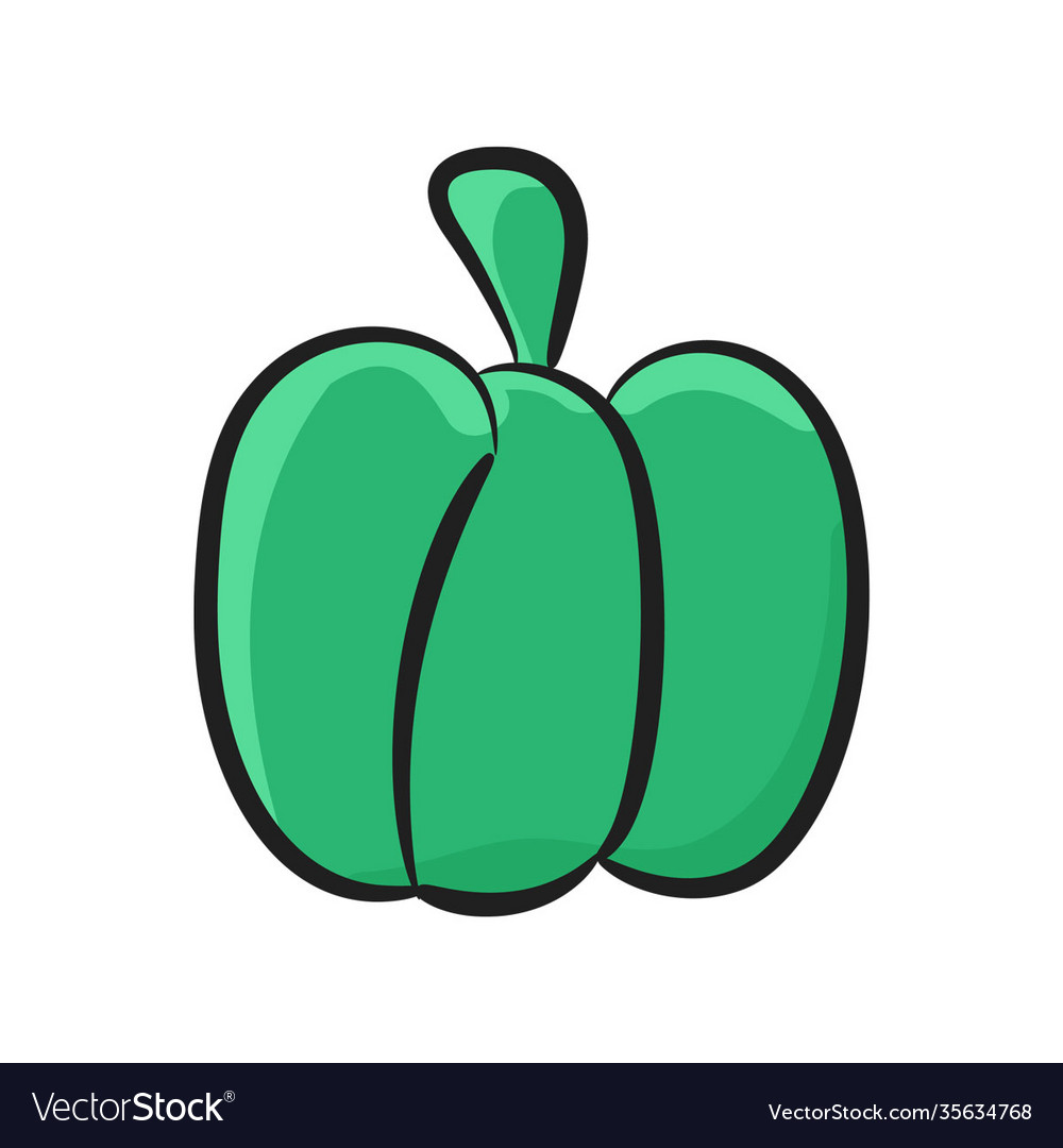 Capsicum Royalty Free Vector Image - VectorStock