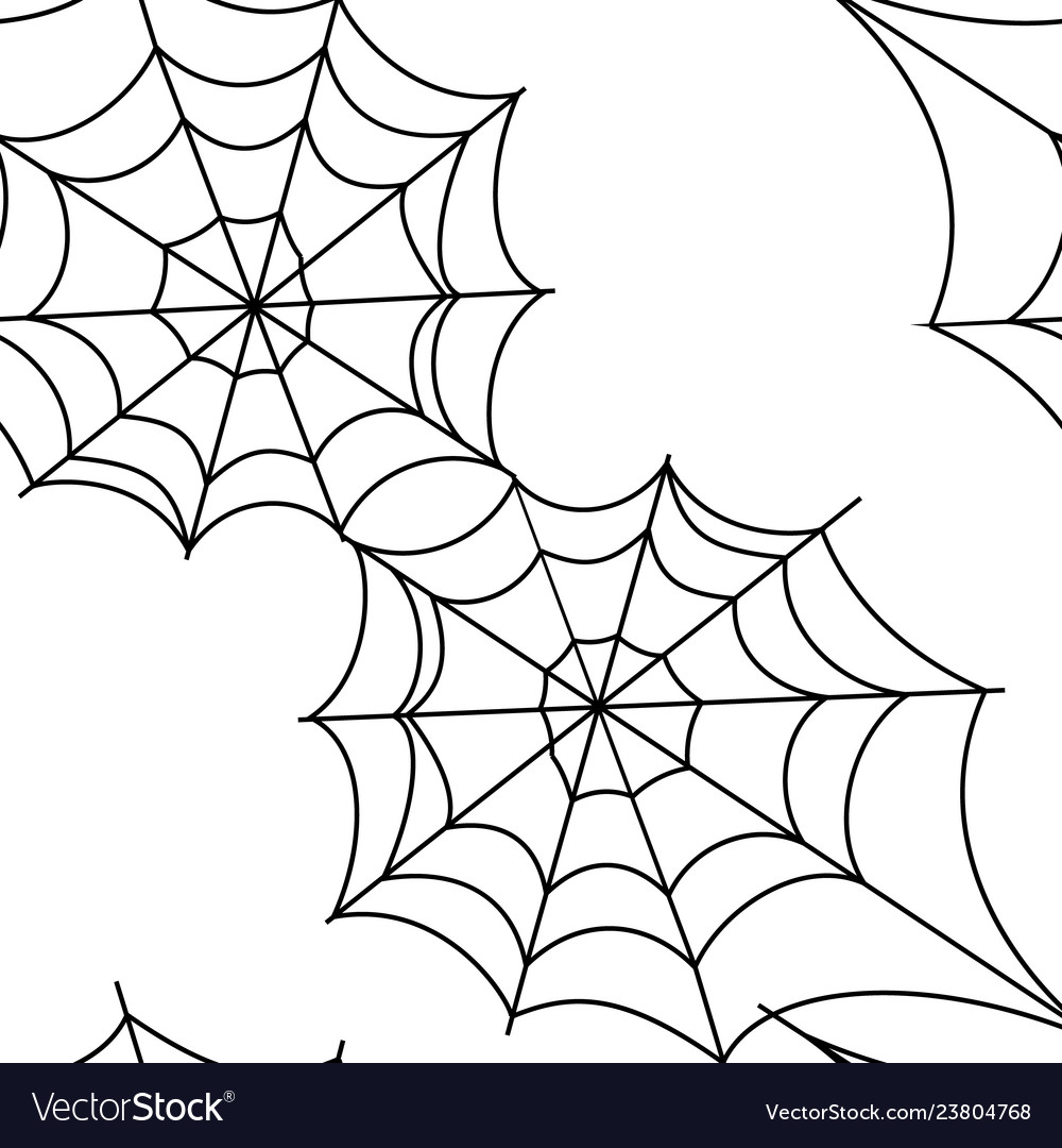 Cobweb pattern background Royalty Free Vector Image