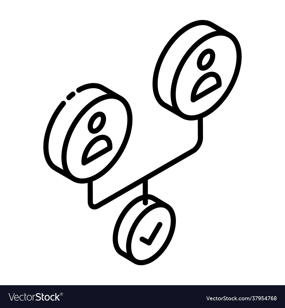 Verified network Royalty Free Vector Image - VectorStock