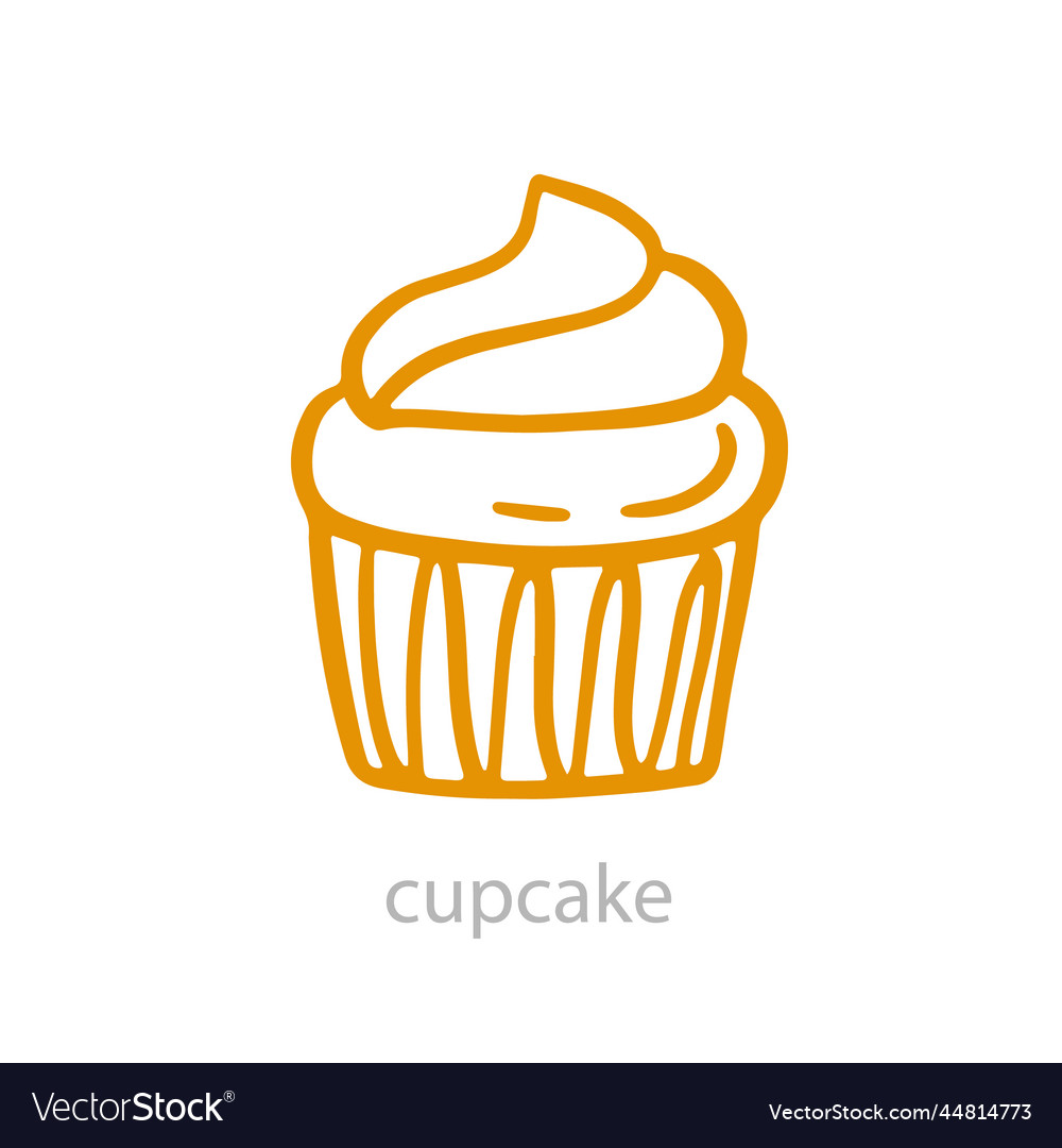 Cupcake Royalty Free Vector Image - VectorStock