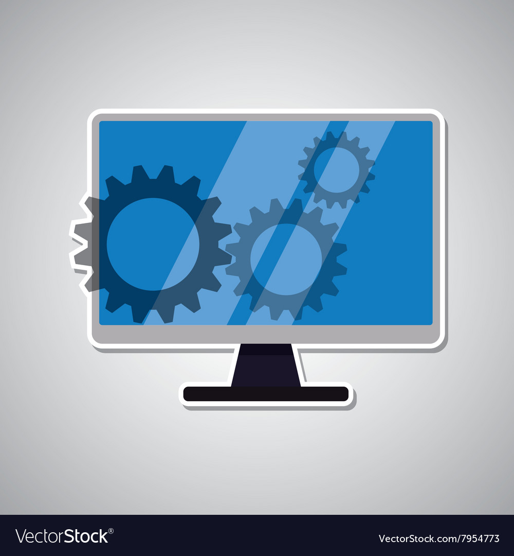 Development and software design Royalty Free Vector Image