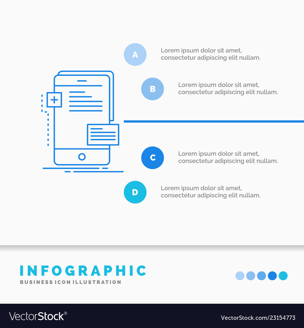Frontend interface mobile phone developer Vector Image