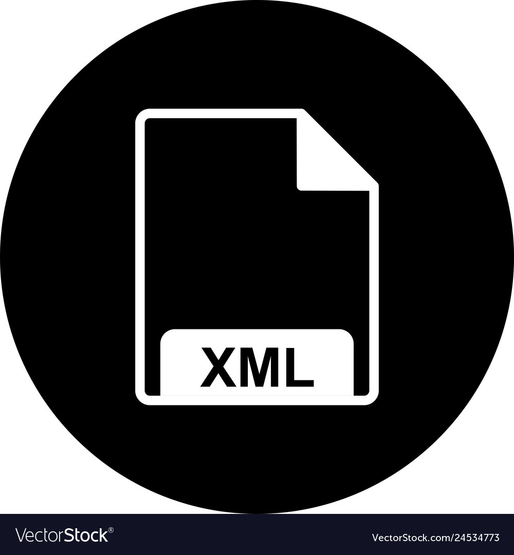 Xml icon Royalty Free Vector Image - VectorStock