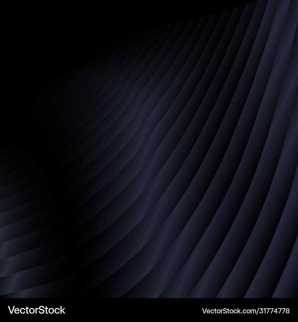 Abstract blue gradient wave line pattern Vector Image