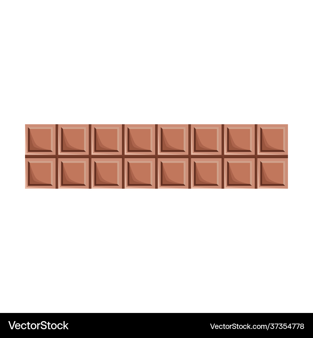 Chocolate bar iconcartoon icon Royalty Free Vector Image