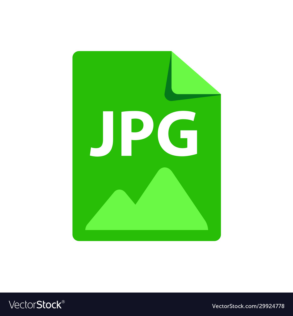 Green icon jpg file format extensions Royalty Free Vector Green icon jpg file format extensions Royalty Free Vector