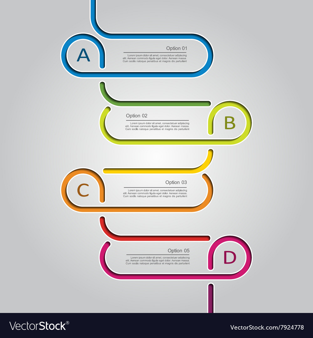 Infographic report template Royalty Free Vector Image