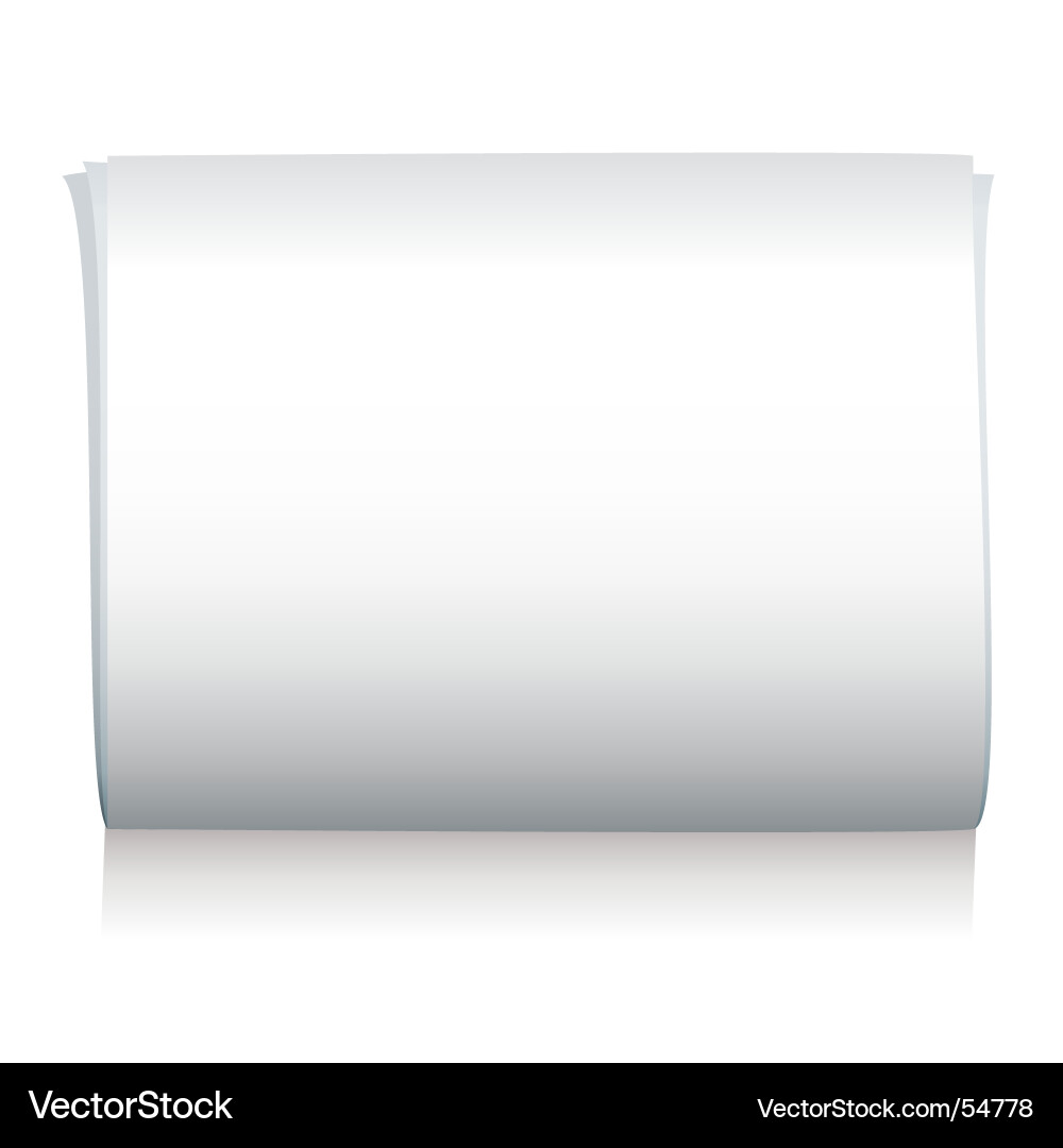 Newspaper blank Royalty Free Vector Image - VectorStock