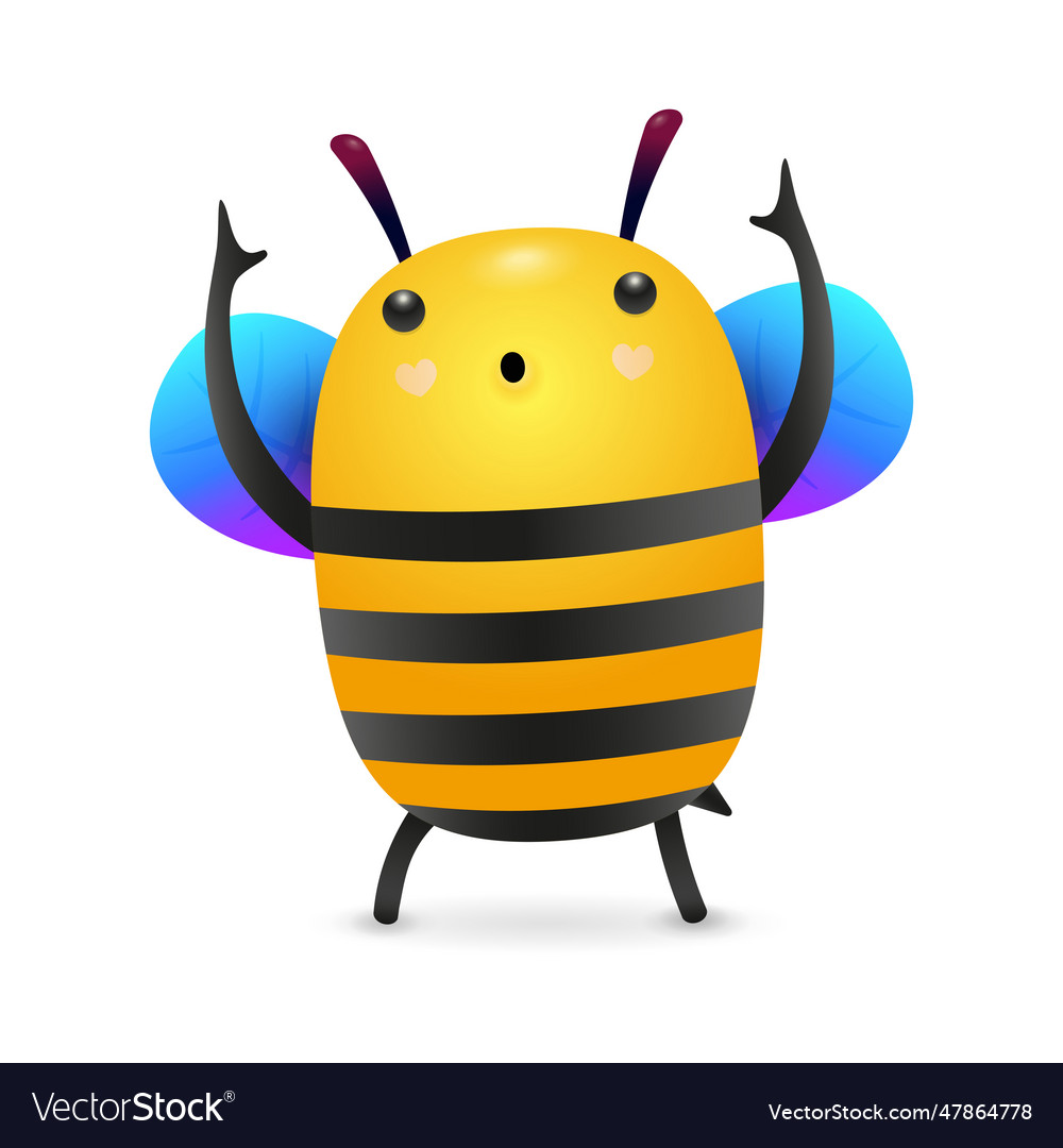 Singing bee Royalty Free Vector Image - VectorStock