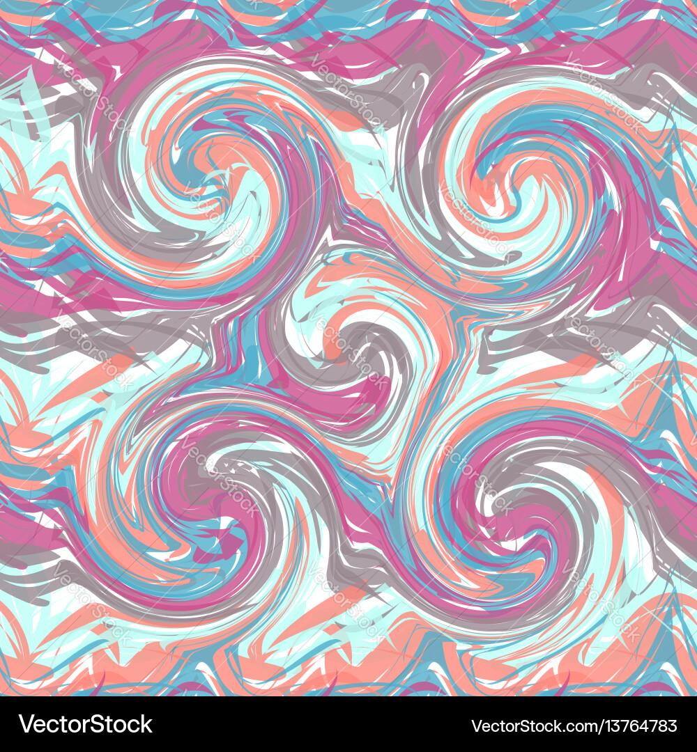 Abstract seamless pattern paint strokes Royalty Free Vector