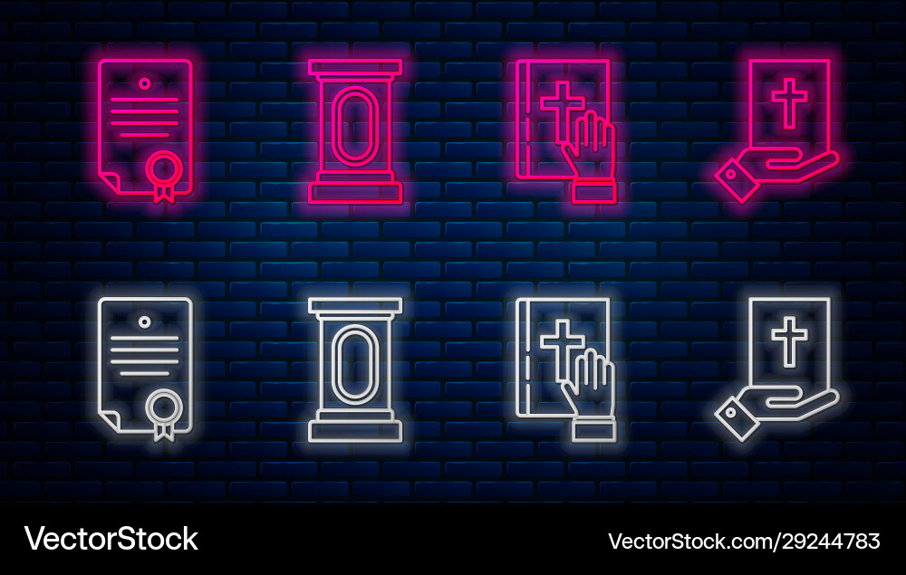 Set line stage stand or debate podium rostrum Vector Image
