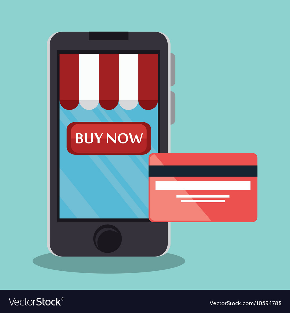 E-commerce smartphone shop online design Vector Image