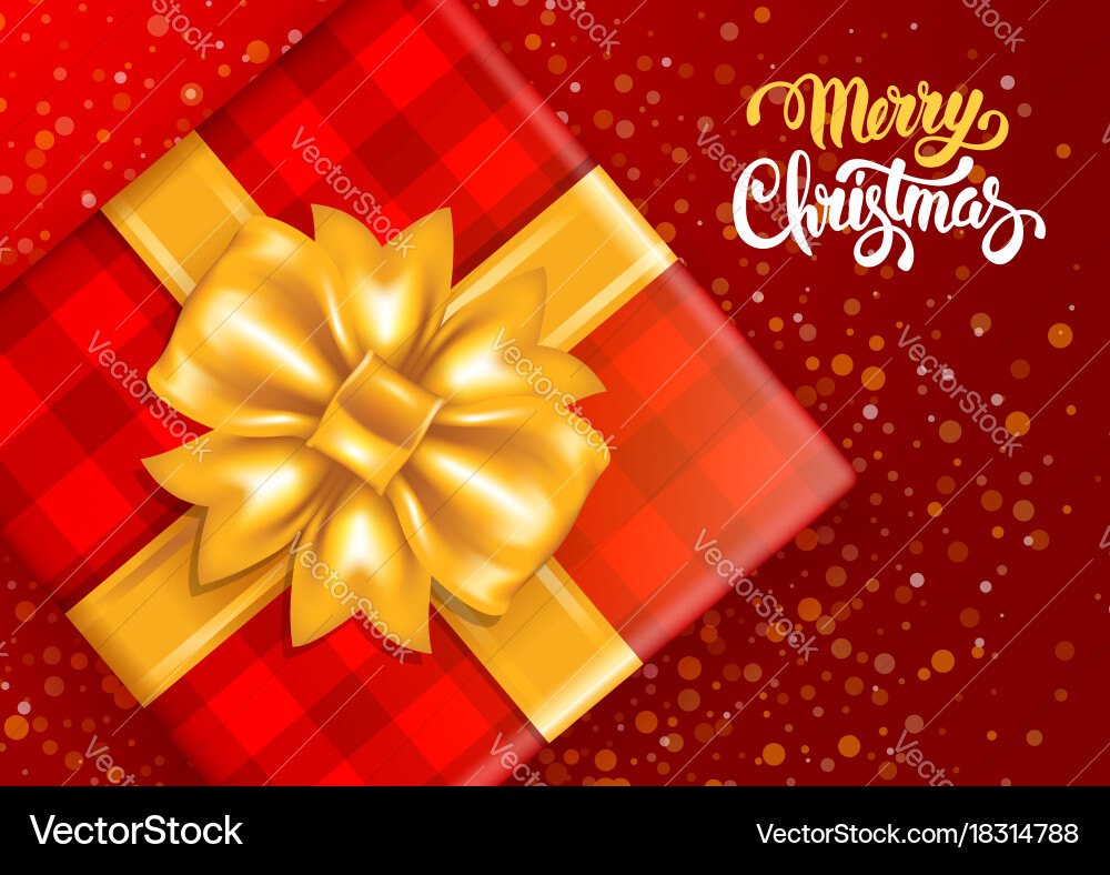 Festive christmas greeting card Royalty Free Vector Image