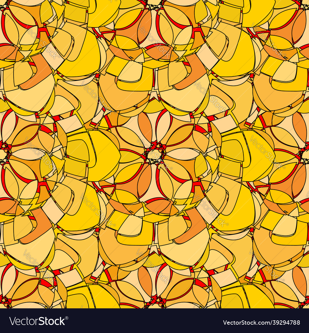 Seamless pattern with abstract broken colorful Vector Image