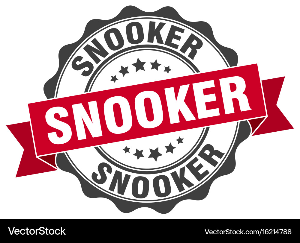 Snooker stamp sign seal Royalty Free Vector Image