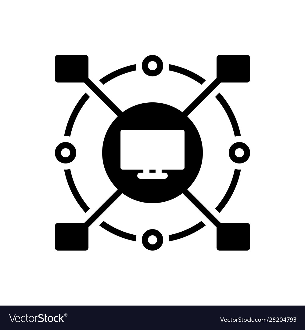 Computerized Royalty Free Vector Image - VectorStock